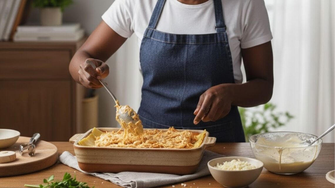 Como preparar uma lasanha de frango cremosa e suculenta, esta receita é ...