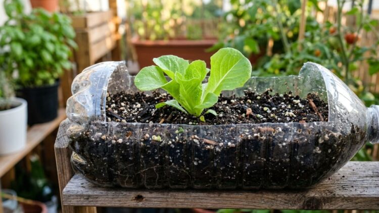 Horta em casa: como plantar alface em garrafas PET que crescem em ...