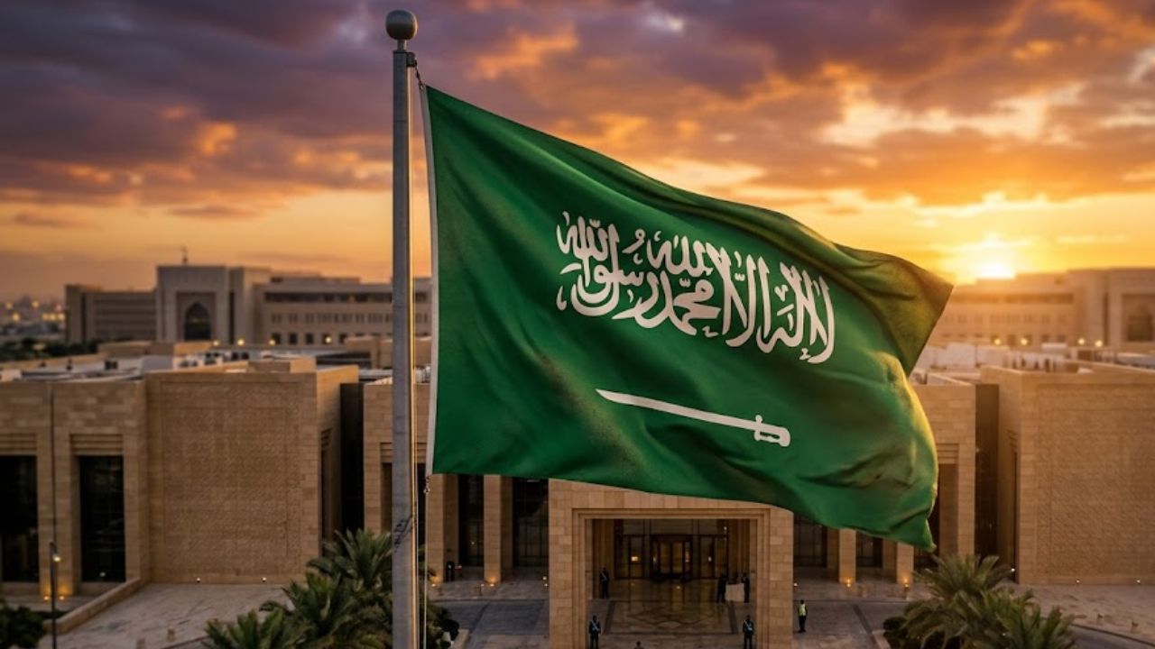 Por que a bandeira da Arábia Saudita nunca pode ser hasteada a meio ...