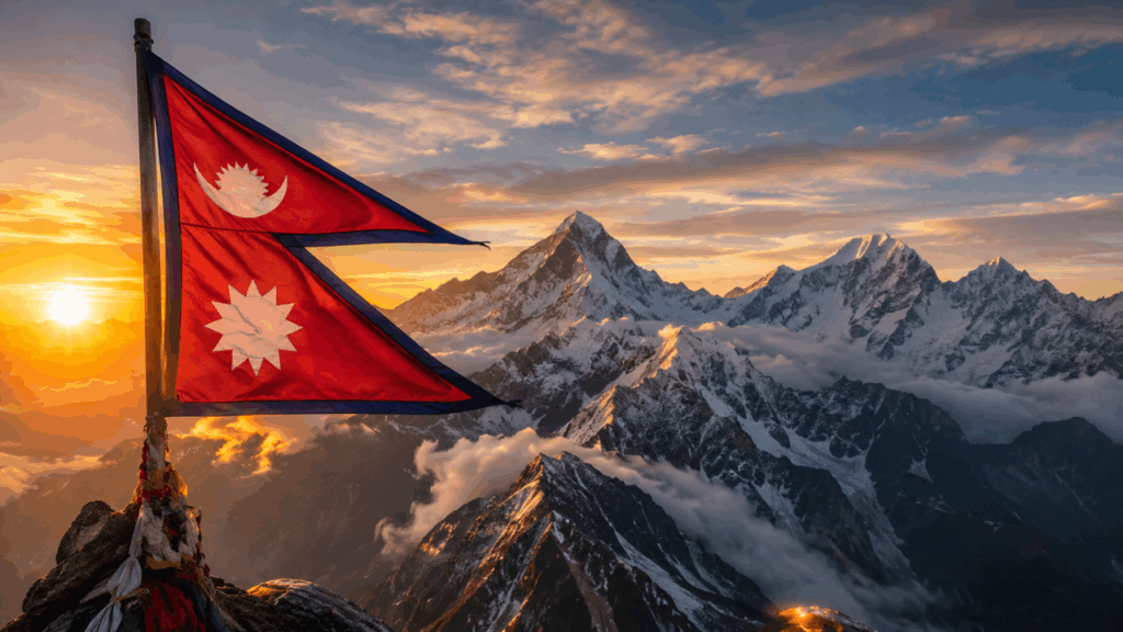 Por que bandeira do Nepal tem um formato diferente de todas as outras ...
