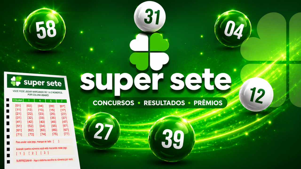 Super Sete 857 sorteia R$ 1,3 milhão hoje (08/06) como apostar e que ...
